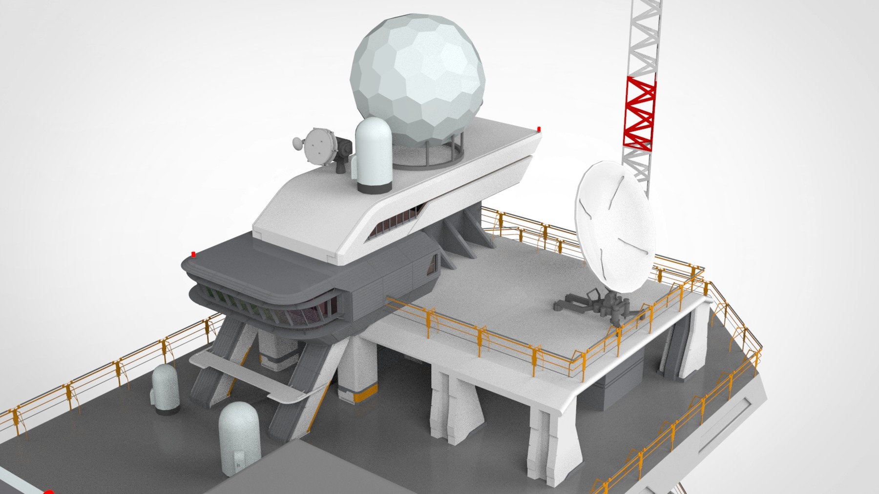 ArtStation - radar platform 1 | Resources