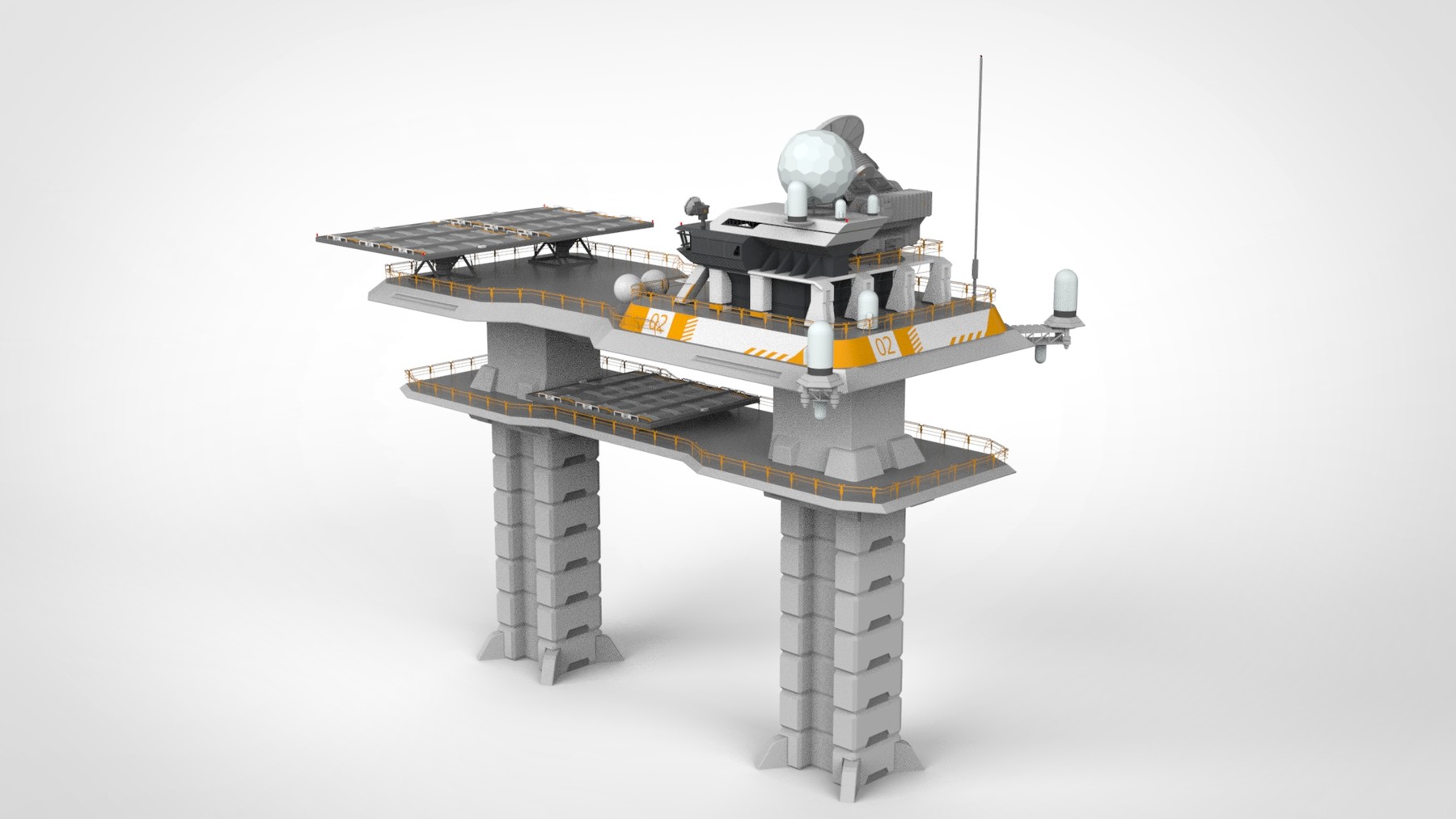 ArtStation - radar platform 2 | Resources