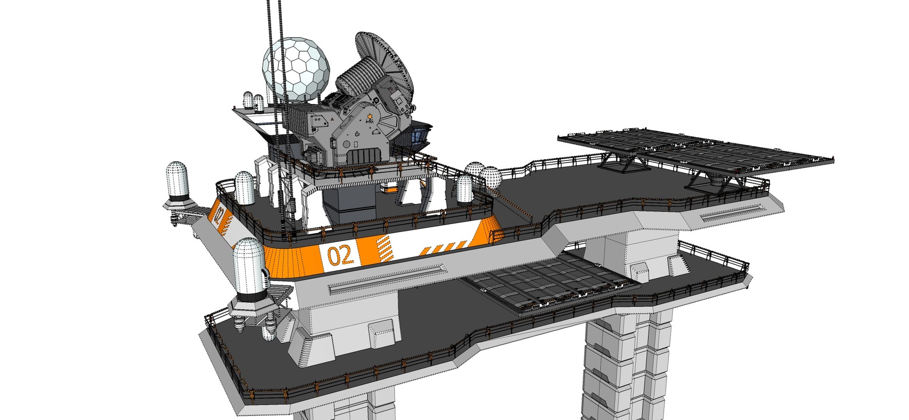 ArtStation - radar platform 2 | Resources