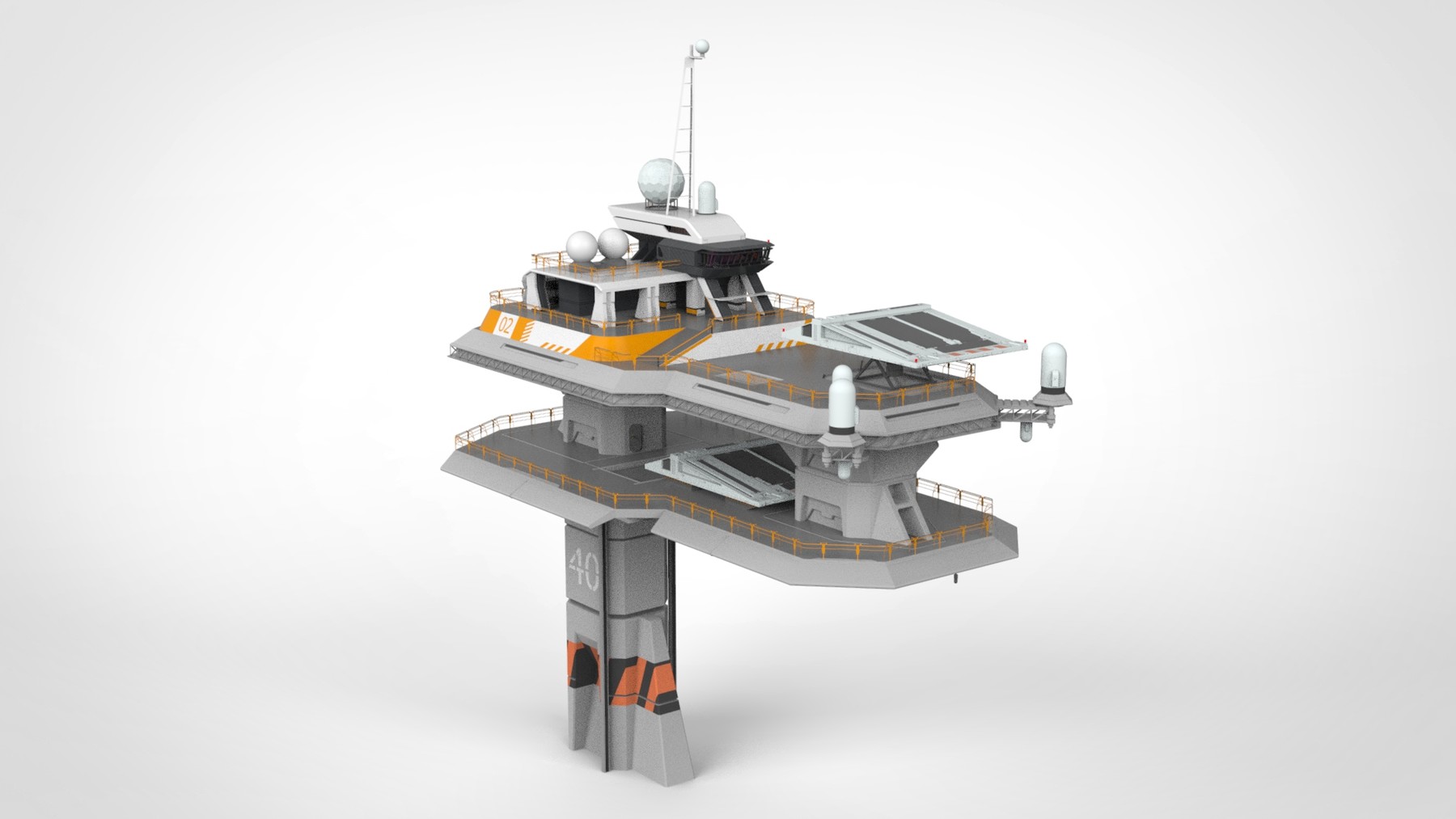 ArtStation - radar platform 3 | Resources