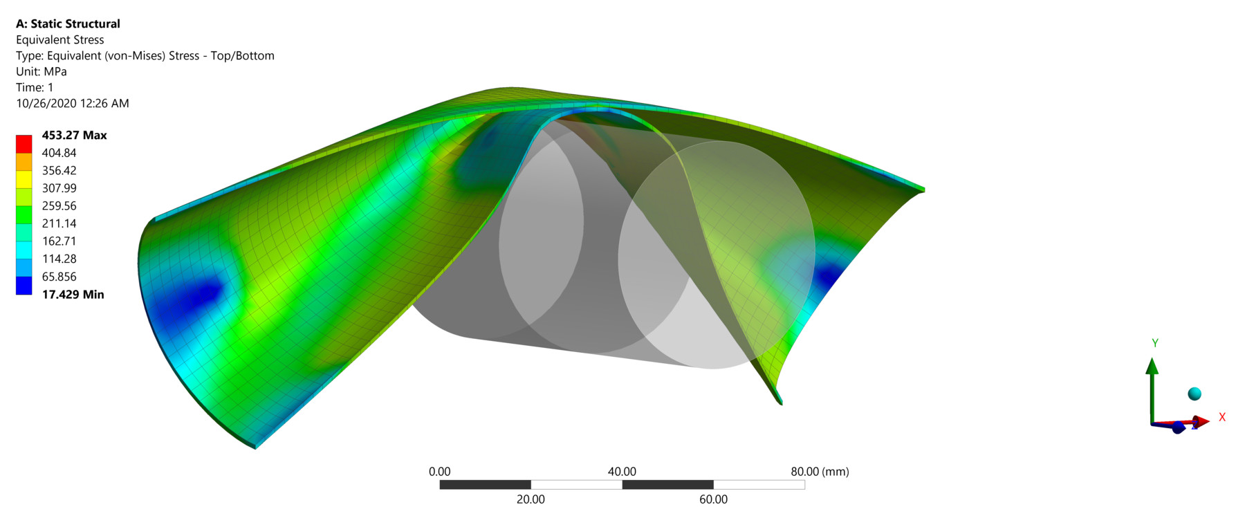 ArtStation - Ansys Nonlinear Pipe Bending | Resources