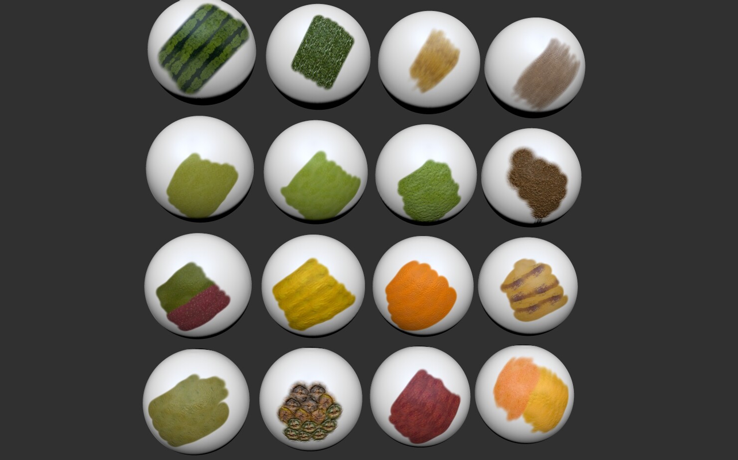 ArtStation - Fruit Scan Brushes | Brushes