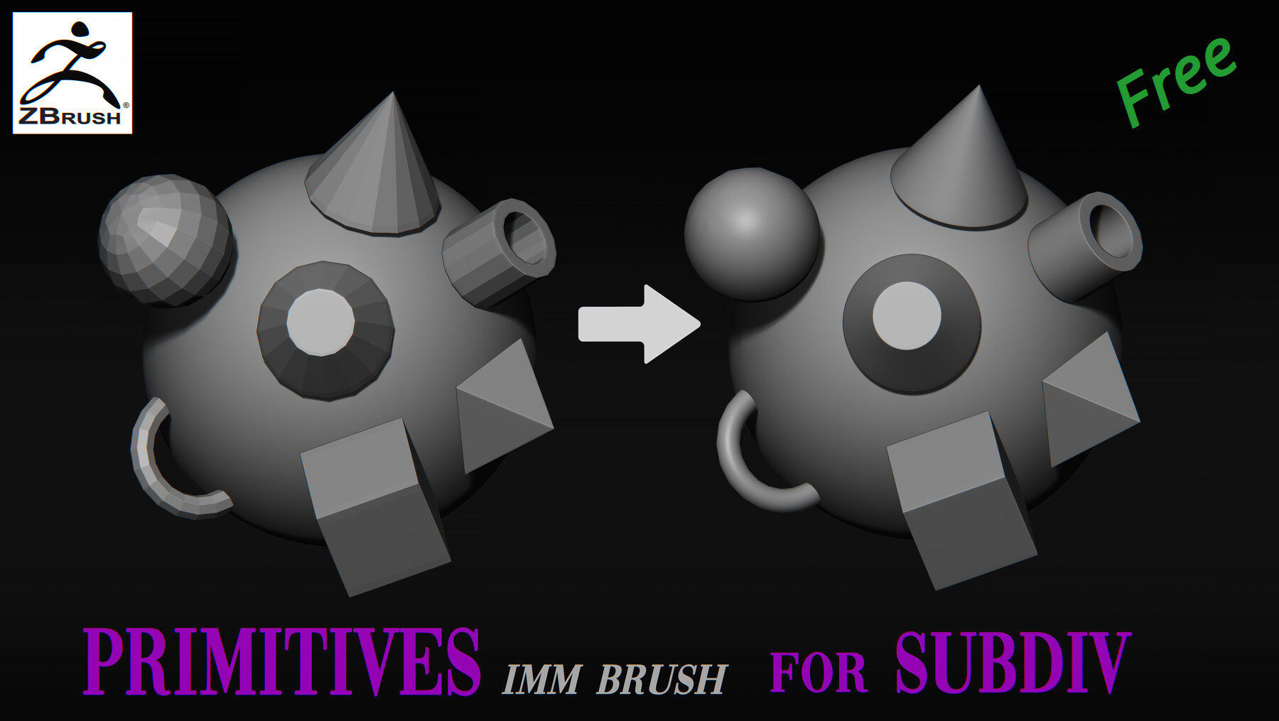 ArtStation - IMM Primitives for Subdiv | Brushes