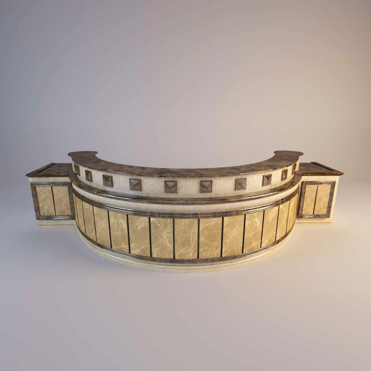 ArtStation - Reception Counter 3D model | Resources