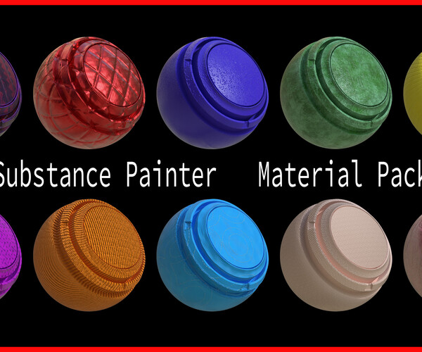 ArtStation - Substance Painter Smart Material Pack Vol 2 | Game Assets