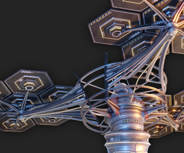 ArtStation - Sci-Fi Solar Array #01 | Resources