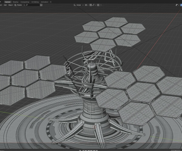 ArtStation - Sci-Fi Solar Array #01 | Resources