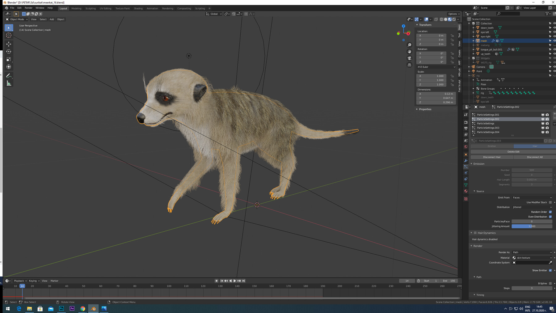 ArtStation - meerkat | Game Assets
