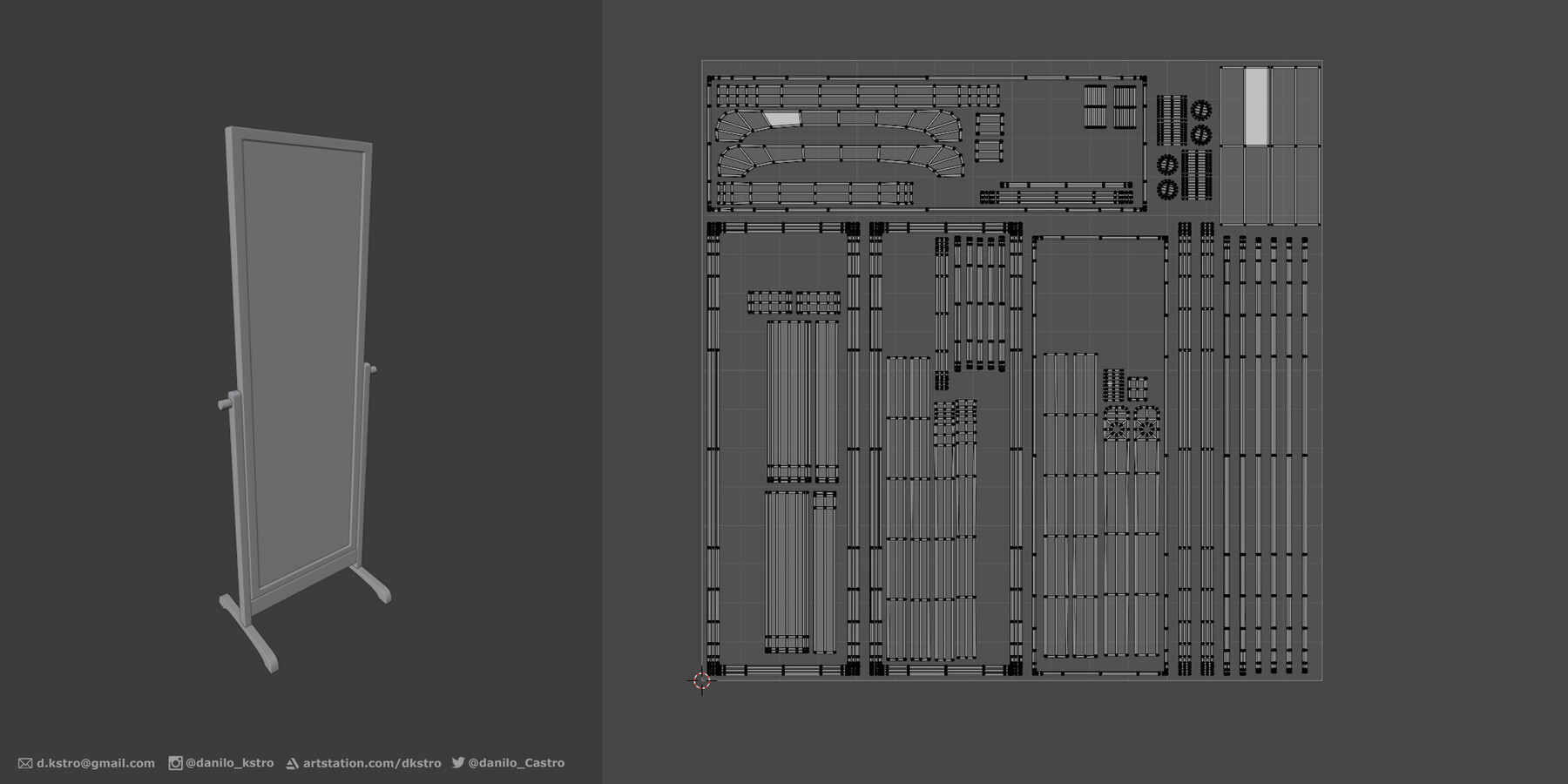ArtStation - Rotating Mirror | 3D model | 4k Textures + 3 different ...
