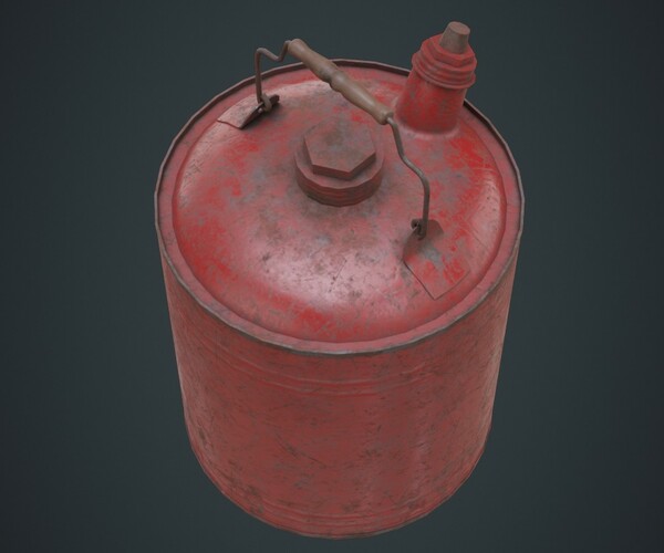 ArtStation - Fuel Can 4C | Game Assets