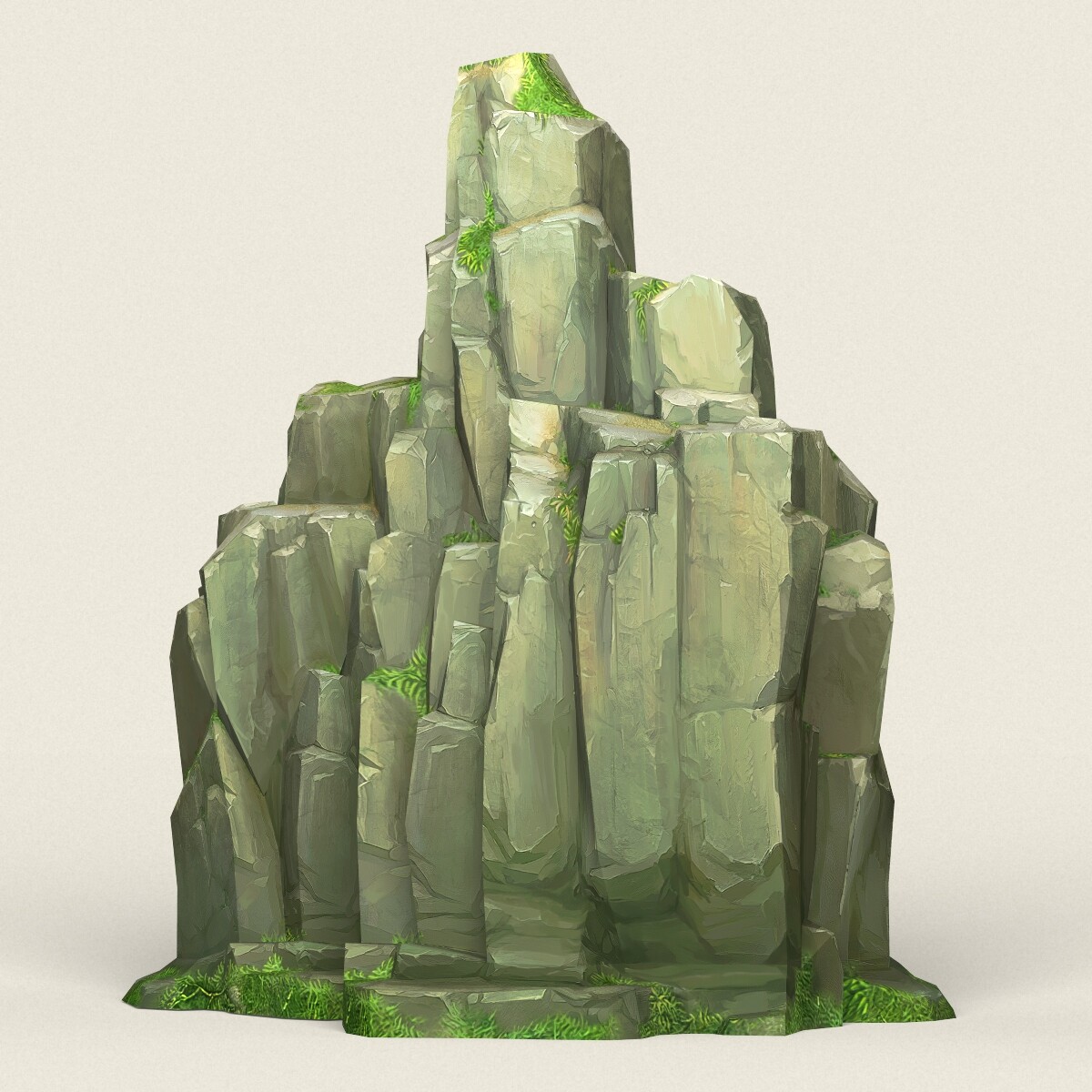 ArtStation - Game Ready Stone Cliff 02 | Resources