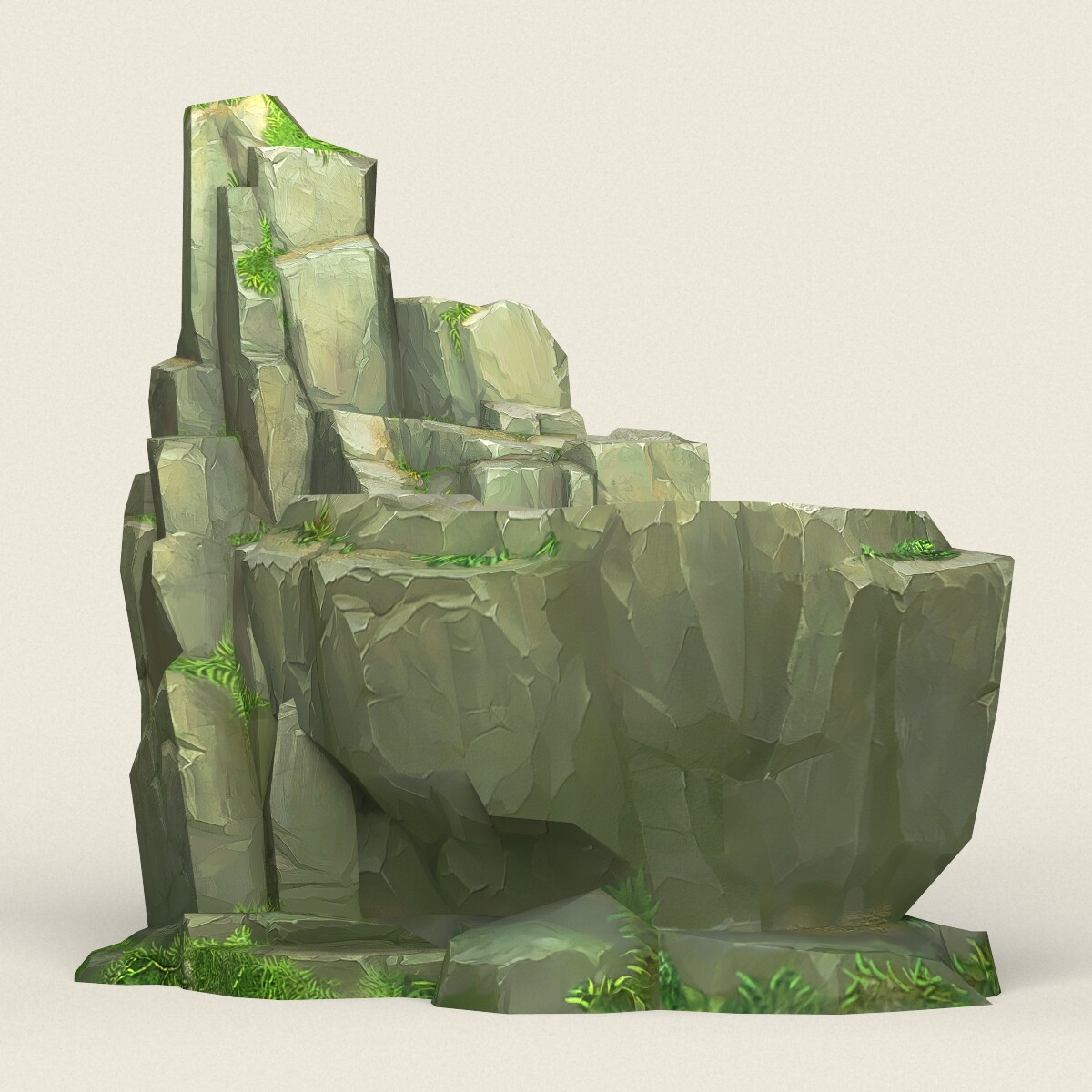 ArtStation - Game Ready Stone Cliff 12 | Resources