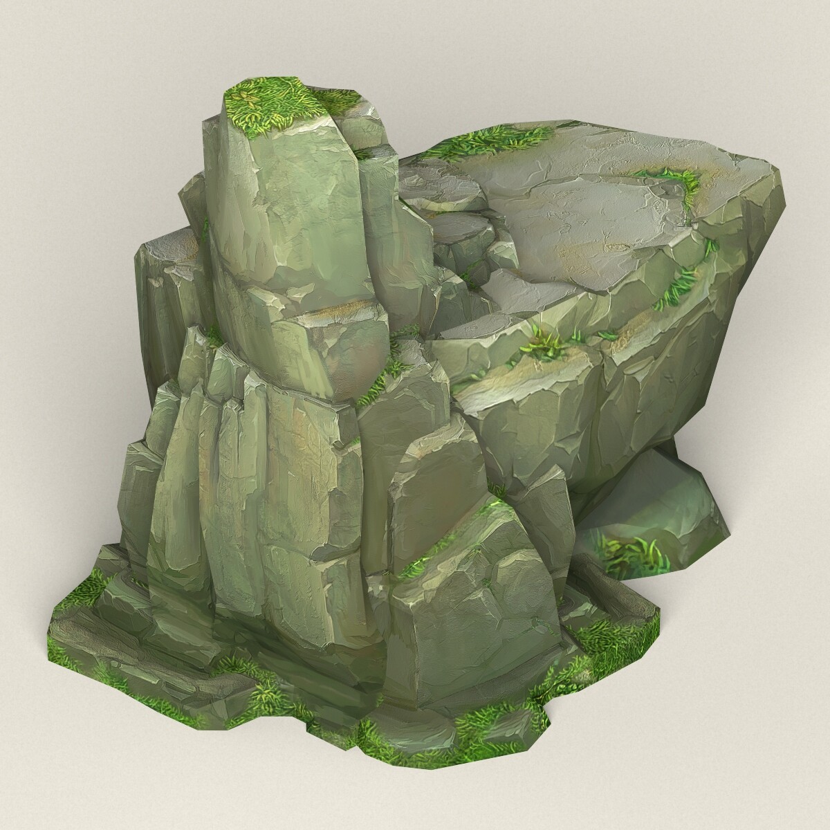 ArtStation - Game Ready Stone Cliff 12 | Resources