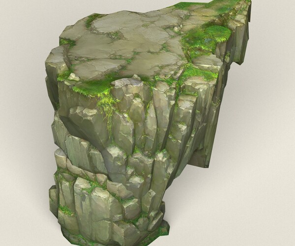 ArtStation - Game Ready Stone Cliff 14 | Game Assets