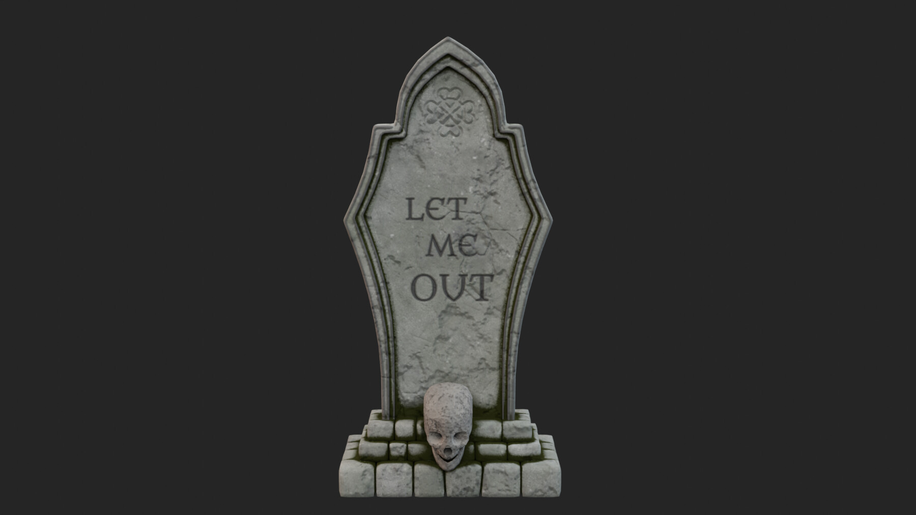 ArtStation - Headstone 3D Model | Game Assets
