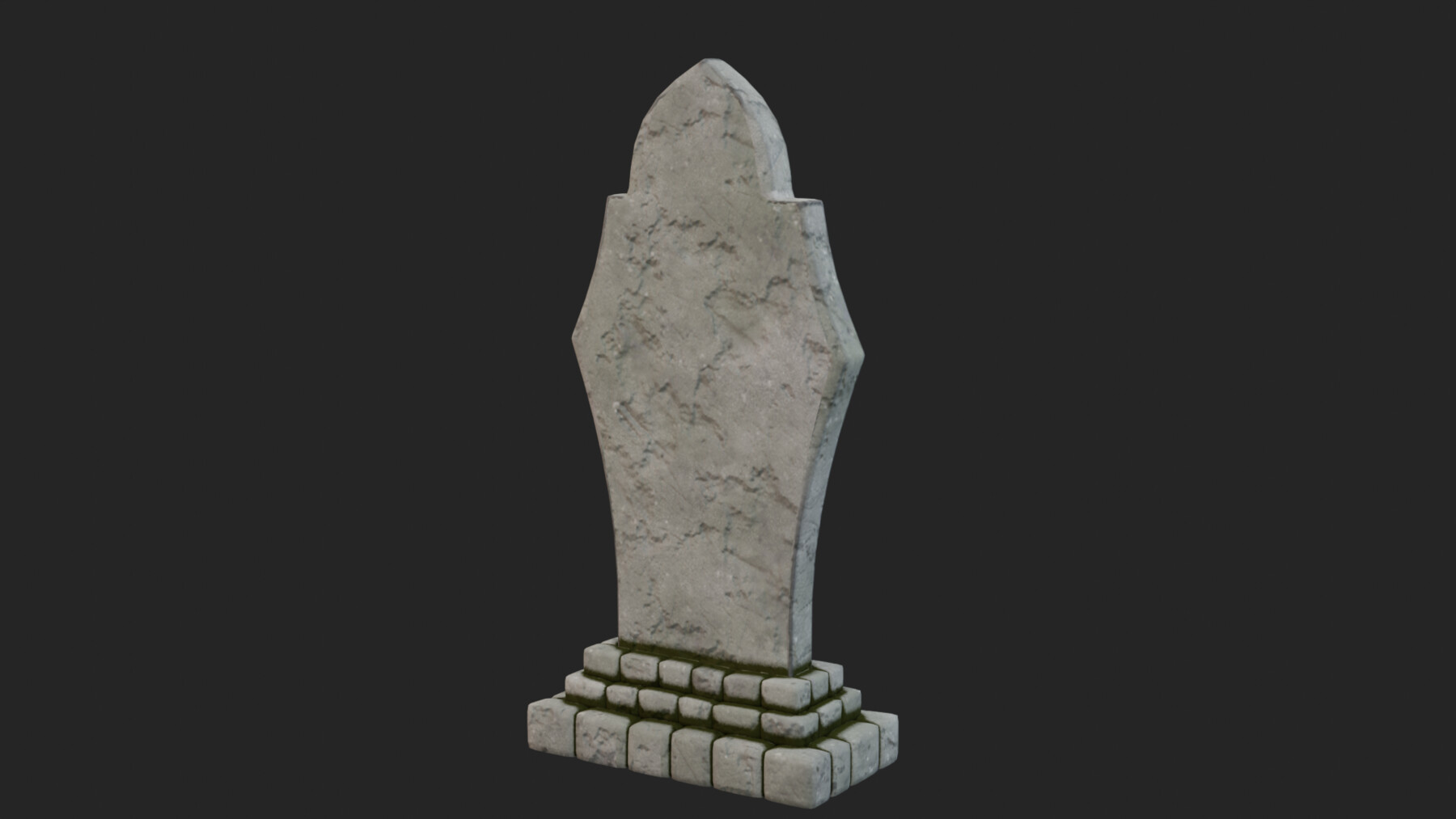 ArtStation - Headstone 3D Model | Game Assets