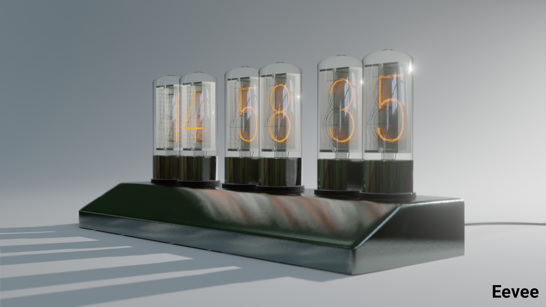 ArtStation - Digitron clock | Resources