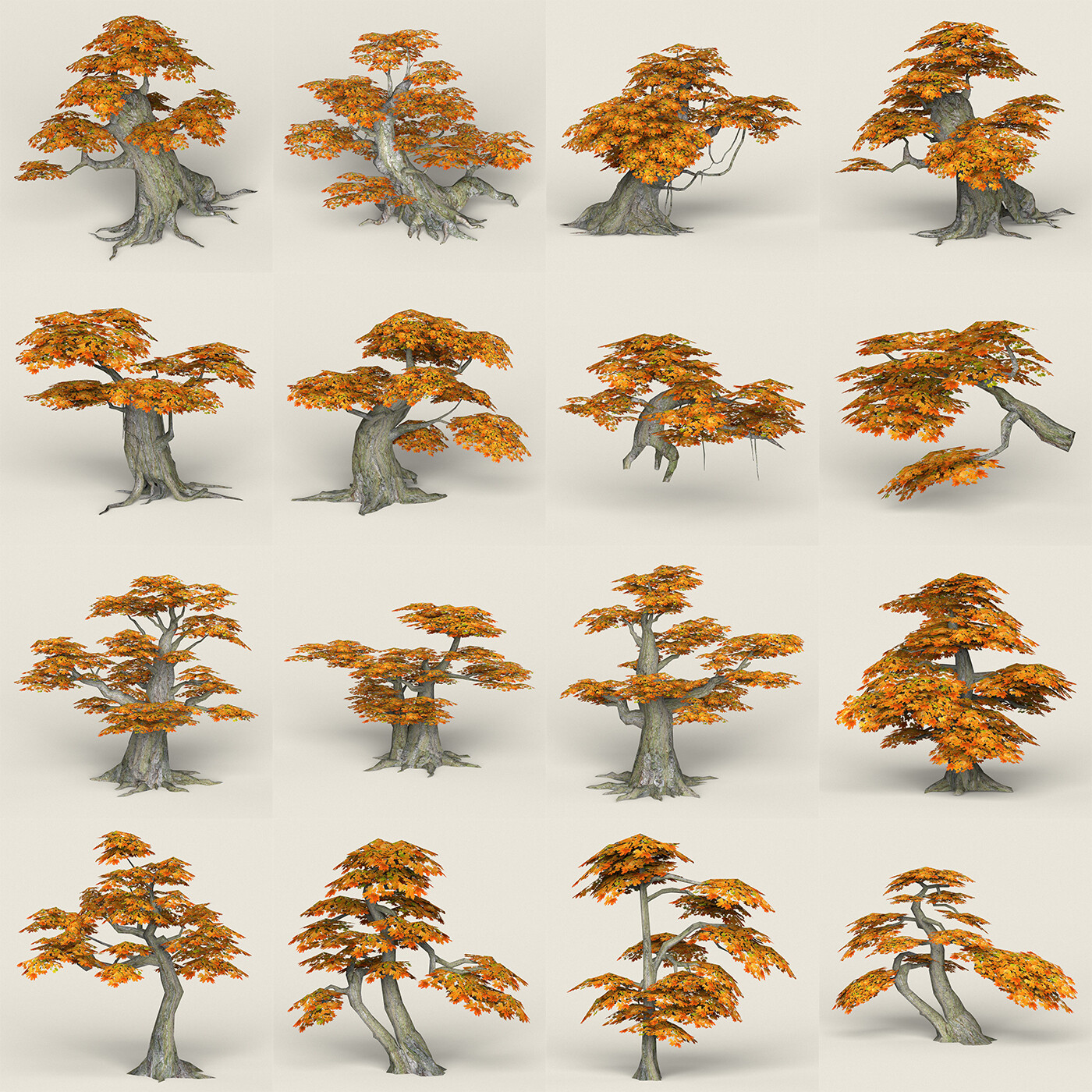 ArtStation - Fantasy Maple Tree Collection | Resources