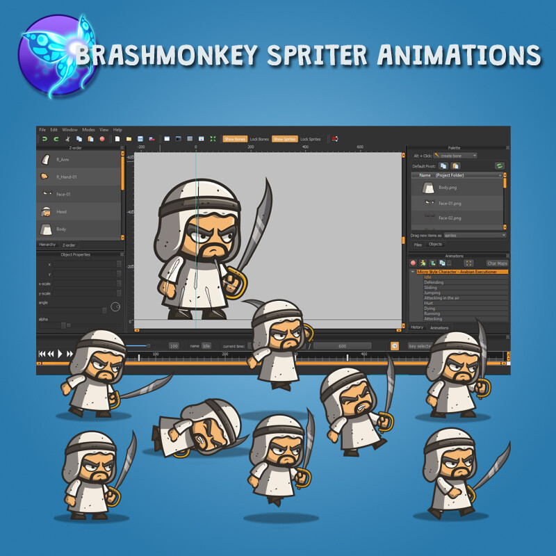 ArtStation - Micro Style Character – Arabian Executioner | Game Assets