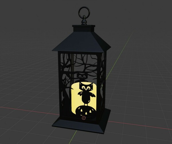 ArtStation - Halloween Lamp 3D Model | Game Assets