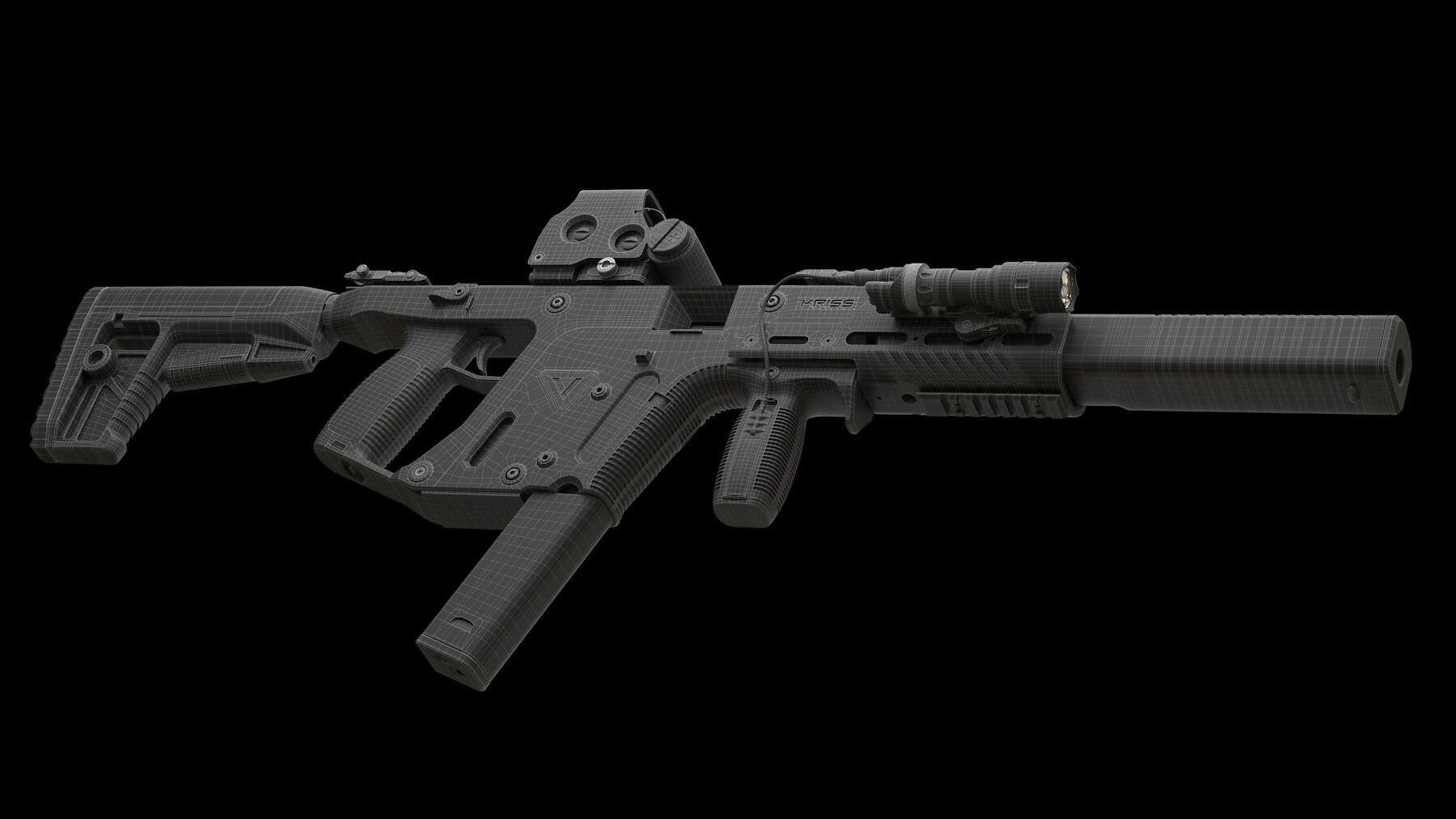 ArtStation - Kriss Vector Gen 2 Sub-D | Resources