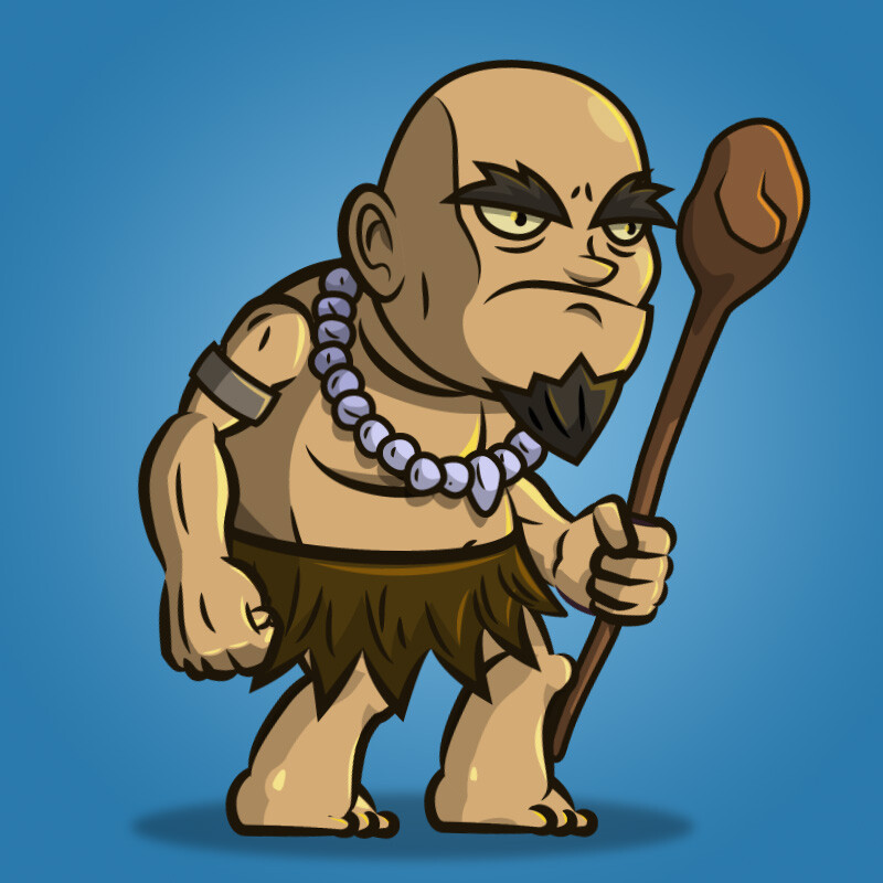 ArtStation - The Shaman 2D Character Sprite | Game Assets