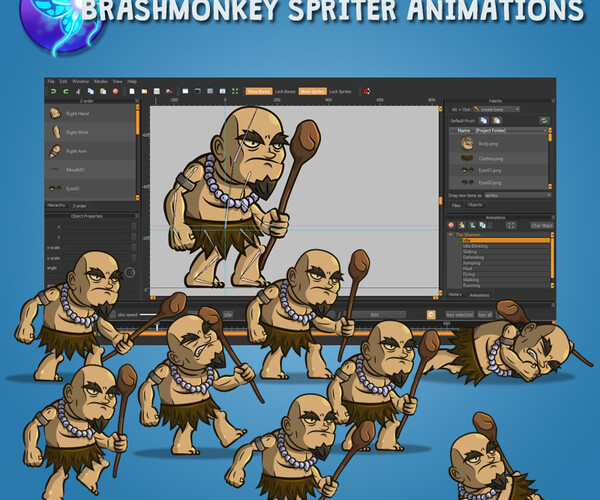 ArtStation - The Shaman 2D Character Sprite | Game Assets