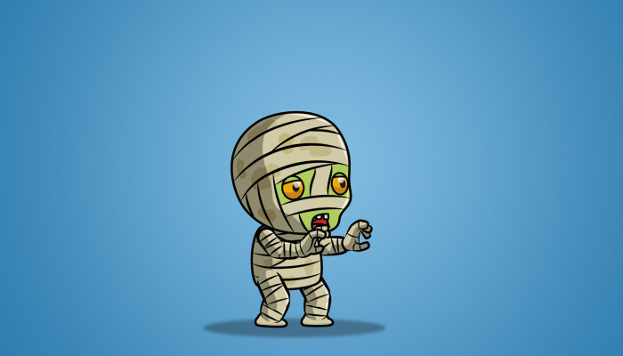 TokeGameArt - Tiny Mummy 01 2D Character Sprite