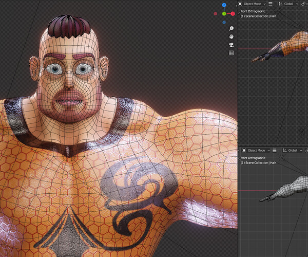ArtStation - Stylized Character Man - Blender Cycles And Eevee - Hecxa ...