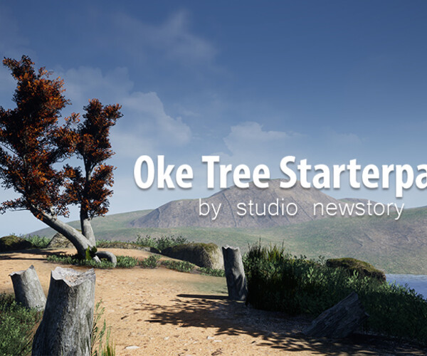ArtStation - Oke Tree Starterpack_UE4 | Game Assets