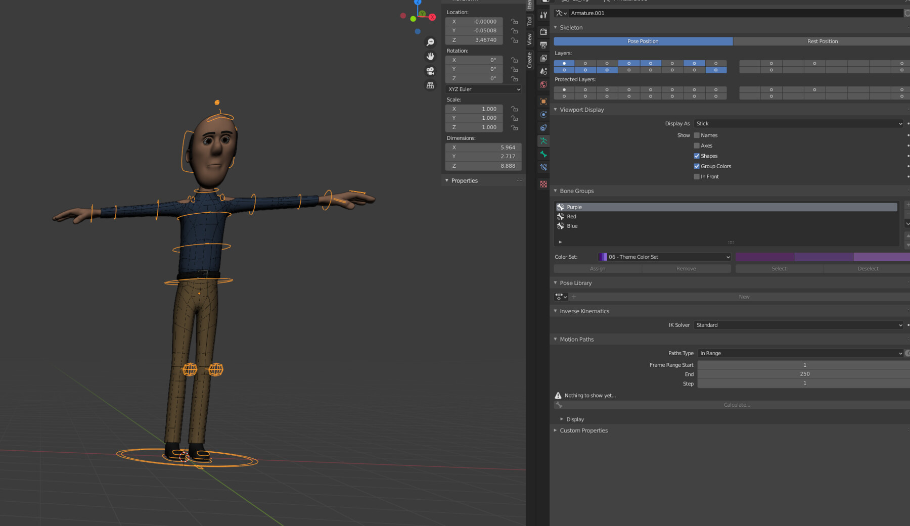 ArtStation - Slim Rigged Cartoon Characters | Game Assets