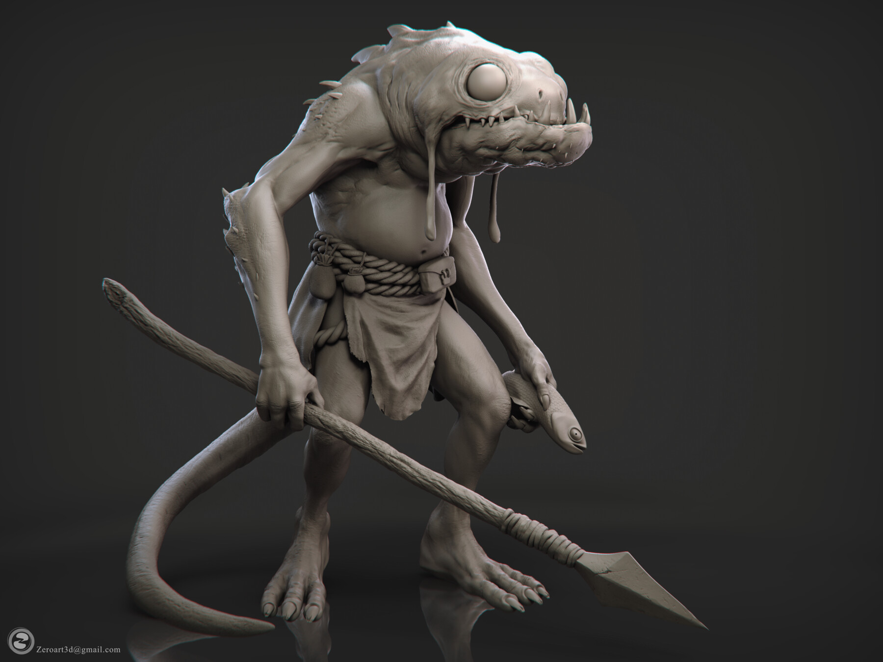 Murloc genuine highpoly