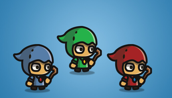 ArtStation - Tiny Style Character – Witcher 2D Character Sprite | Game ...