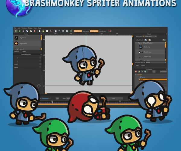 ArtStation - Tiny Style Character – Witcher 2D Character Sprite | Game ...