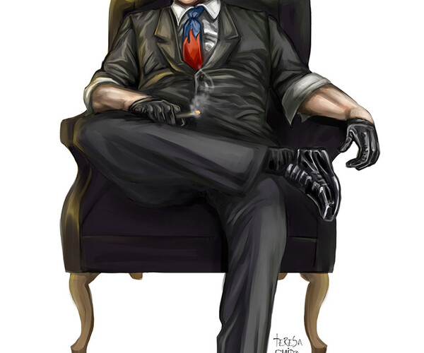 ArtStation - RPG Fantasy Character, Male, Mafia Man | Artworks