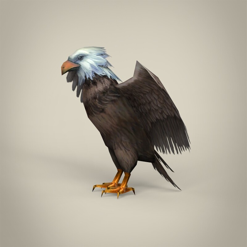 ArtStation - Low Poly Eagle | Game Assets