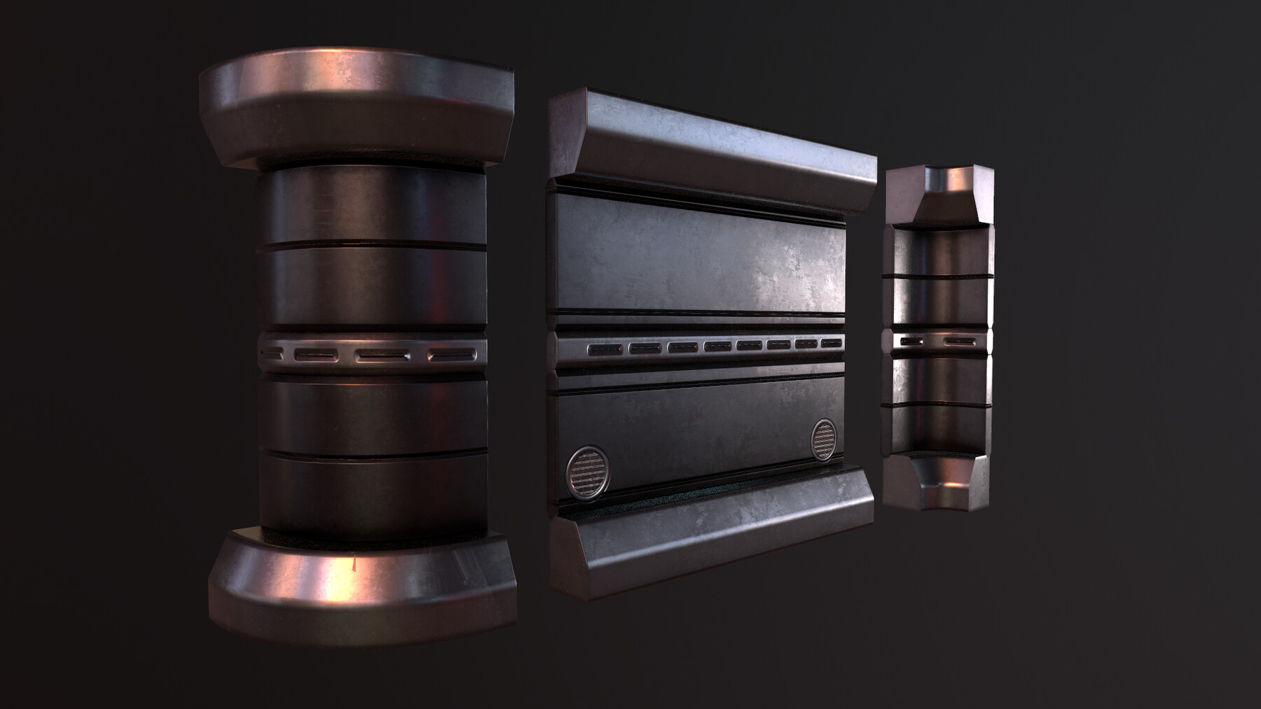 ArtStation - Sci fi walls | Game Assets