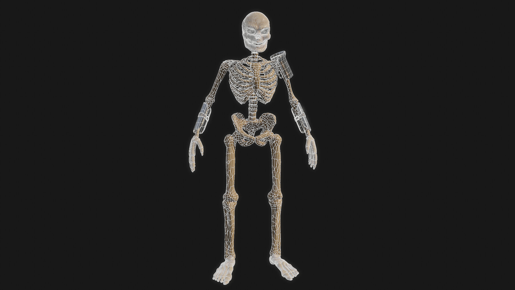 ArtStation - Skeleton Warrior Low-poly 3D model | Game Assets