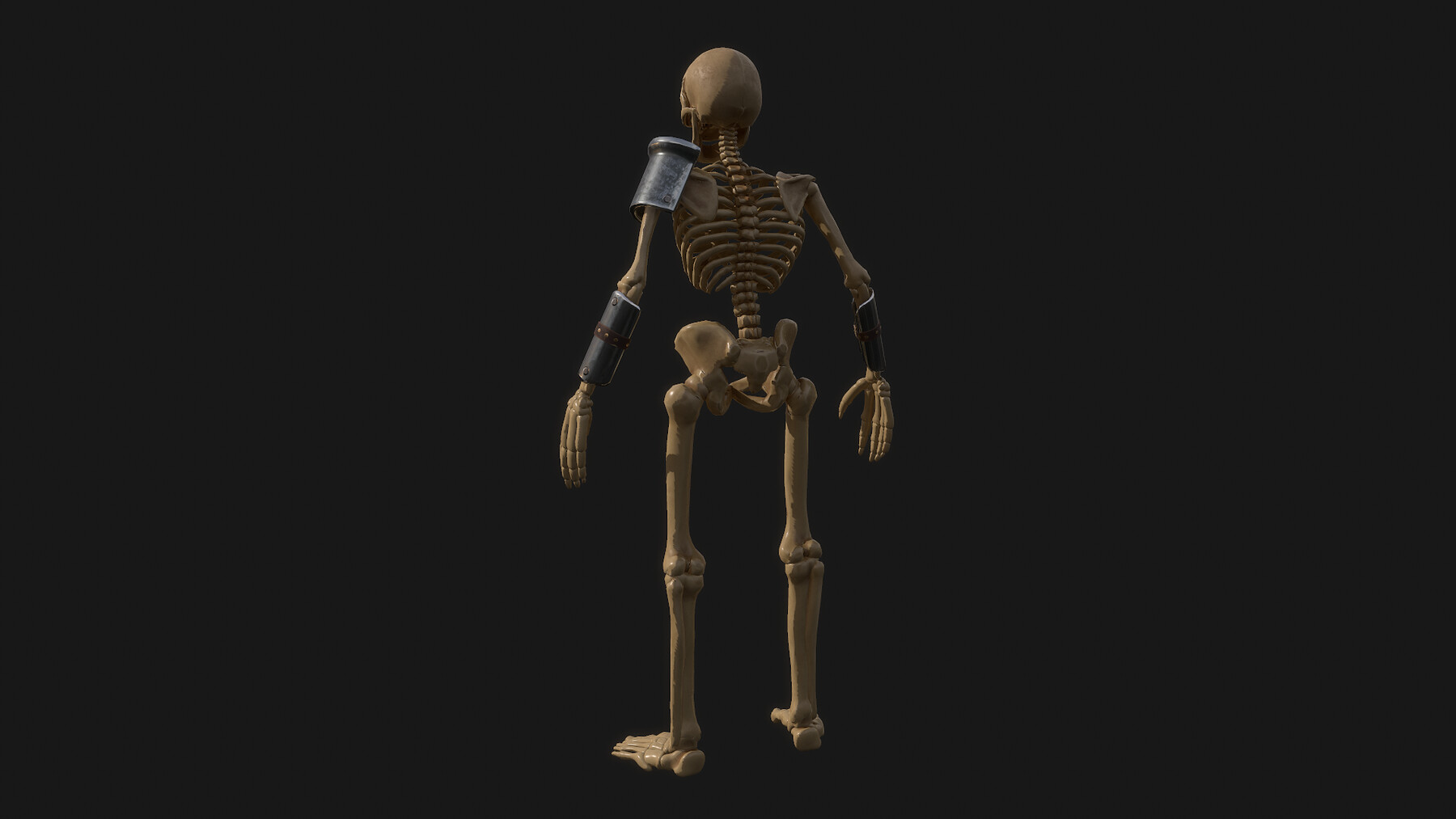 ArtStation - Skeleton Warrior Low-poly 3D model | Game Assets