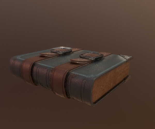 ArtStation - Leather Book | Game Assets