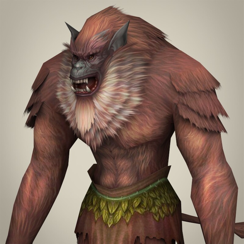 ArtStation - Fantasy Warrior Ape | Game Assets