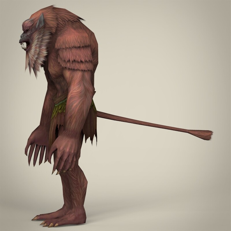 ArtStation - Fantasy Warrior Ape | Game Assets