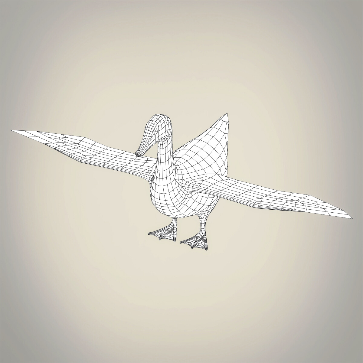 ArtStation - Low Poly Realistic Duck | Game Assets