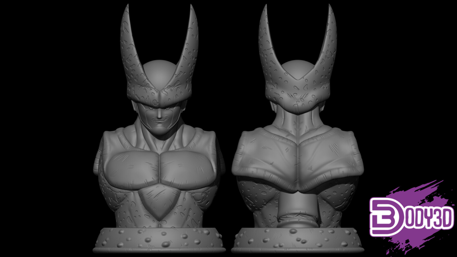 ArtStation - Cell Bust 1/1 Scale - Dragon Ball | Resources