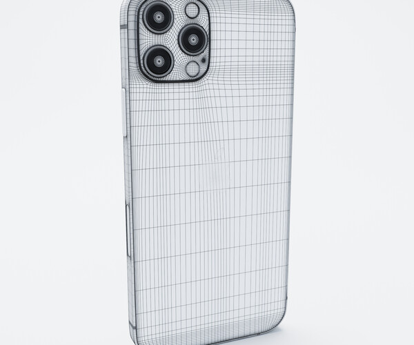 ArtStation - iPhone 12 Pro - Based on Real Dimension of Apple iPhone 12 ...
