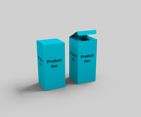 ArtStation - Medical product box 3D model | Resources