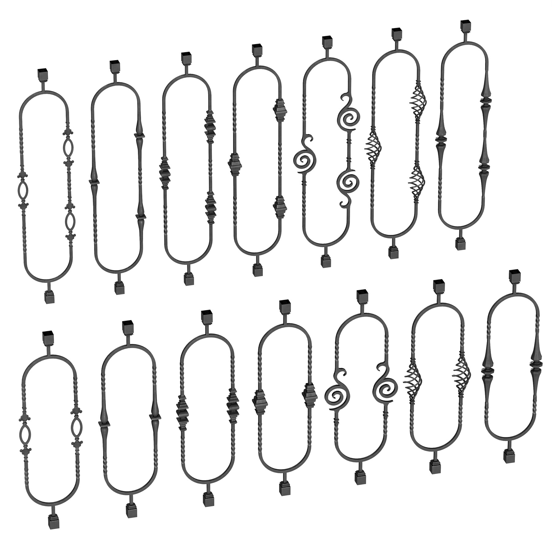 ArtStation - Wroght Iron Objects Pack | +40 Pieces | Resources