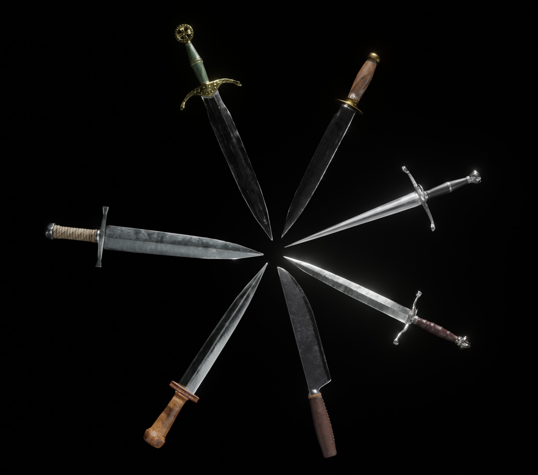 ArtStation - Marauder Vol. 1: Dagger Asset Pack | Game Assets