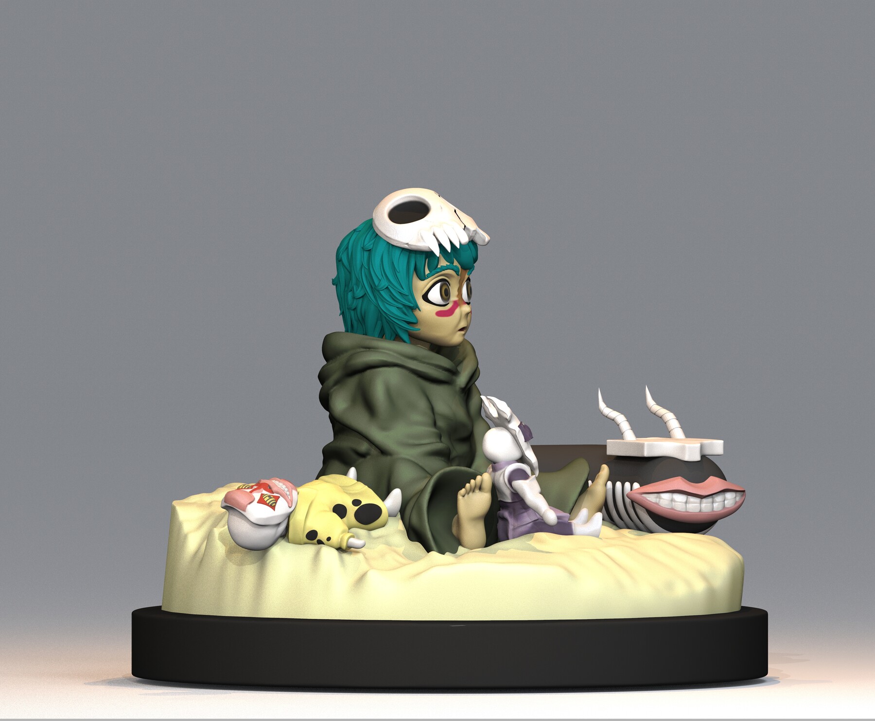 ArtStation - Nel Tu (Bleach) 3d print model | Resources