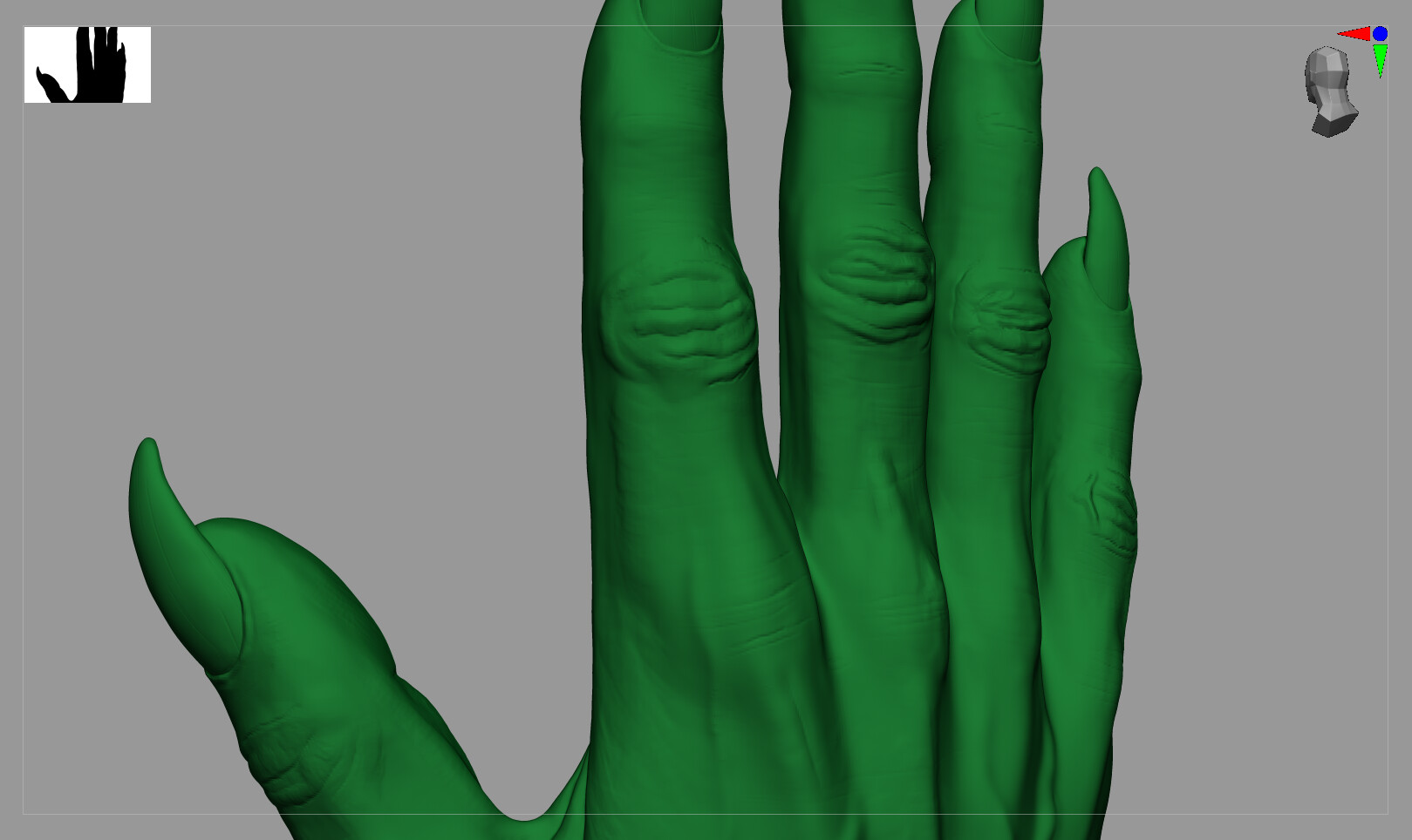 ArtStation - Hand Demon BaseMesh | Resources
